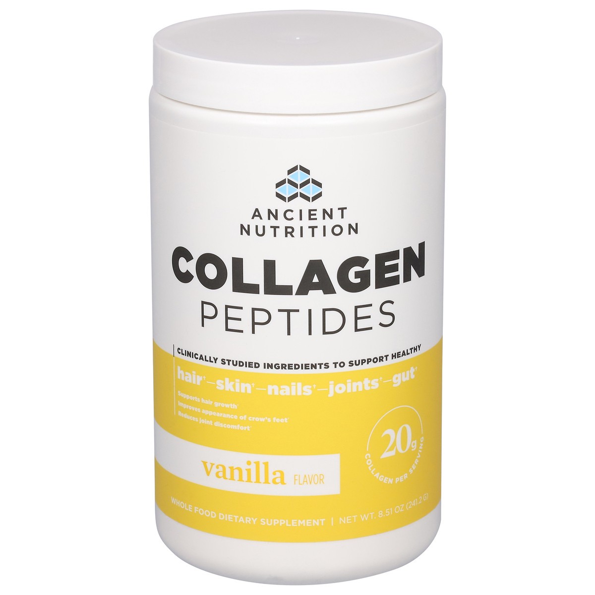 Ancient Nutrition Vanilla Collagen Peptides Powder 8.51 oz | shipt