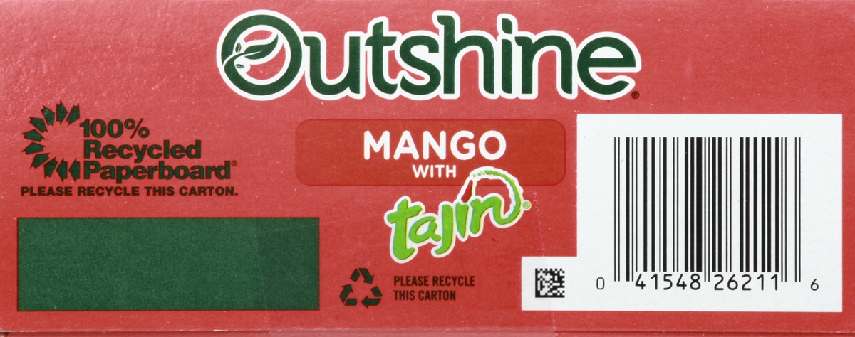 Outshine Mango Frozen Fruit Bars With Tajin 6 ct | Shipt