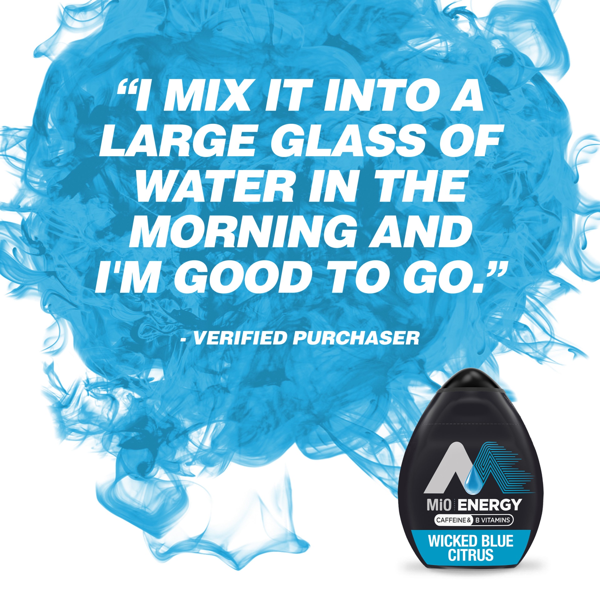 MiO Energy Wicked Blue Citrus Naturally Flavored Liquid Water Enhancer ...