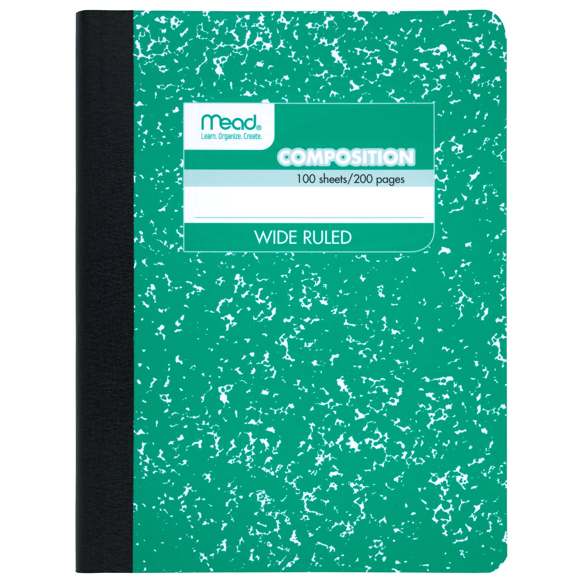 Mead Composition Book, Wide Ruled, 9.75 x 7.5 in, 100 sheets, Assorted ...