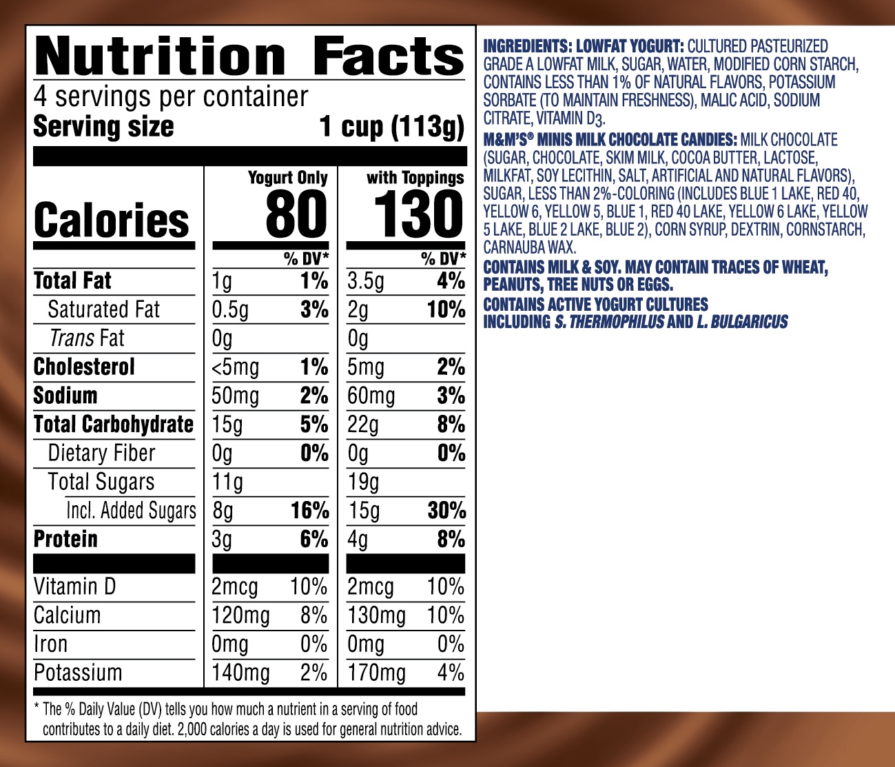 YoCrunch Low Fat Vanilla with M&Ms Yogurt - 4ct/4oz Cups 4 ct; 4 oz | Shipt