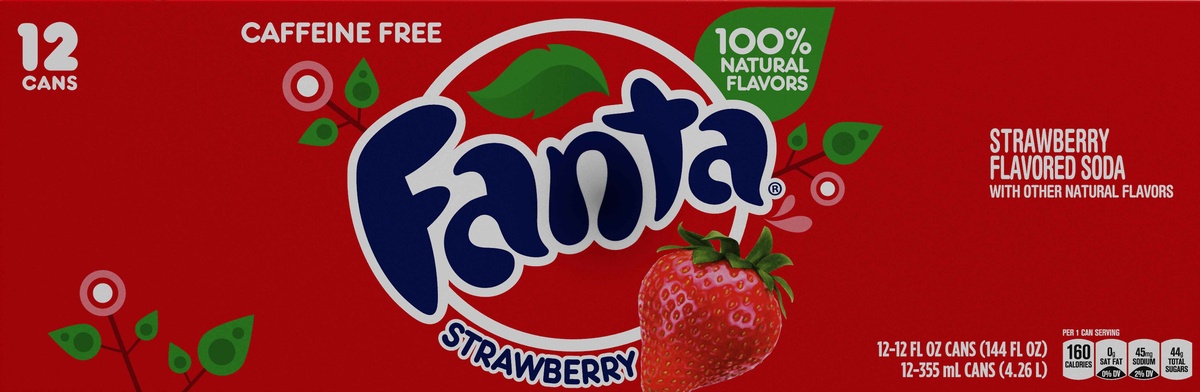 Fanta Strawberry Soda 12 ct; 12 fl oz | Shipt