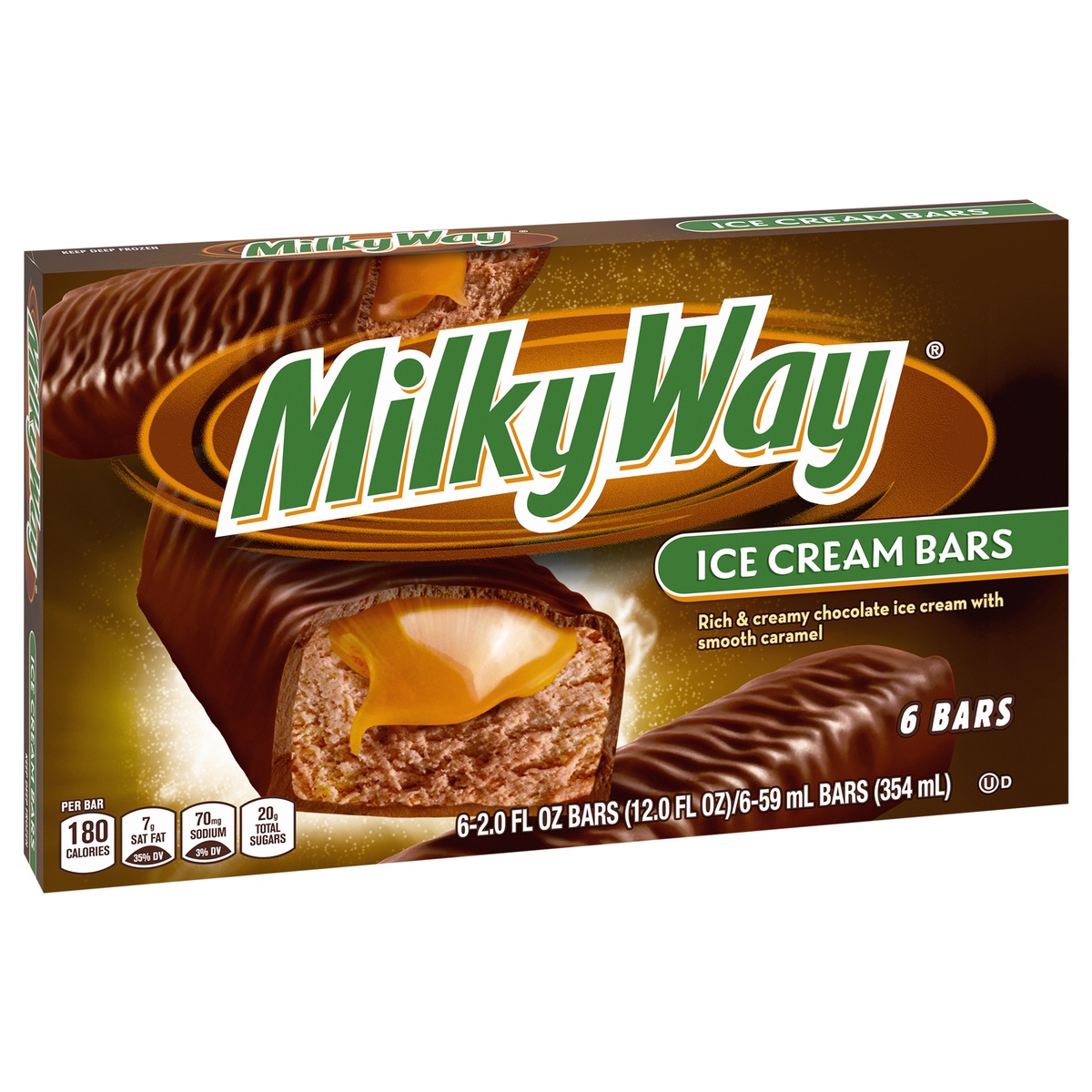 Milky Way Chocolate Ice Cream Bars 6 ct | Shipt