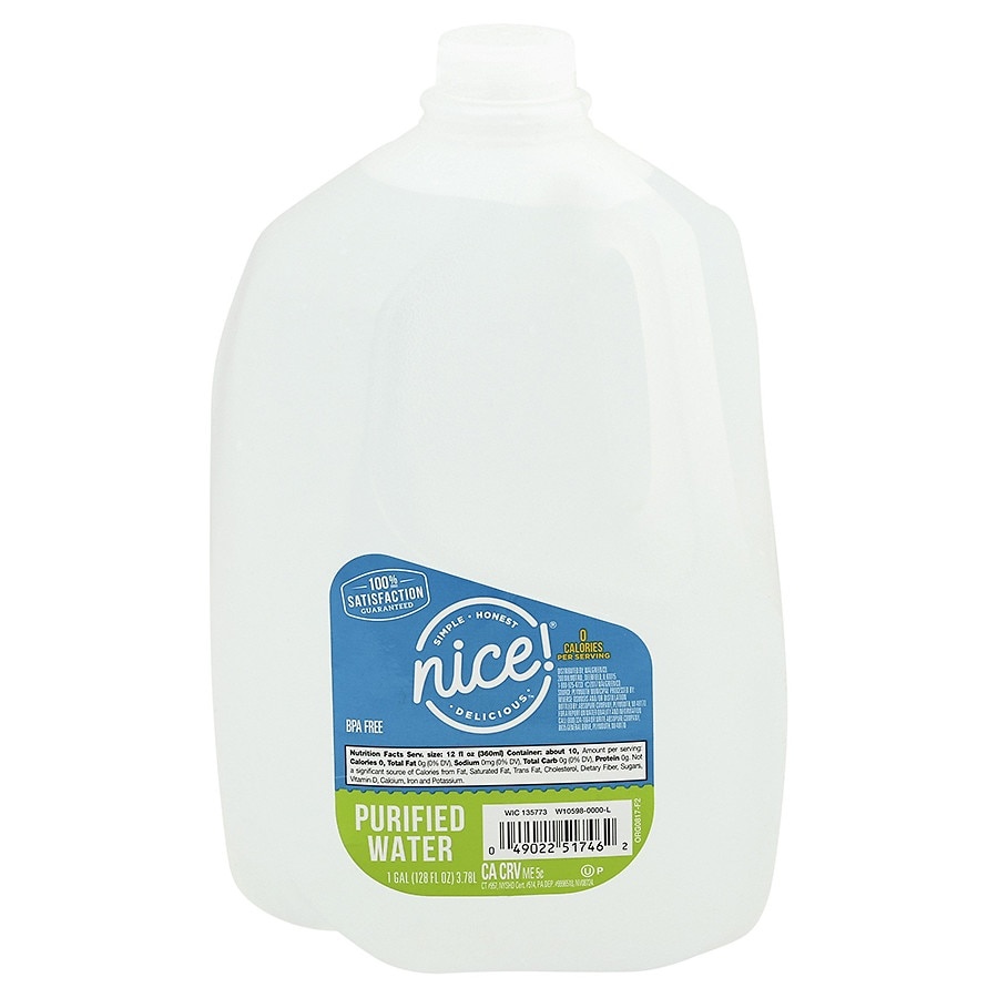 Nice! Purified Water - 128 oz 128 oz | Shipt