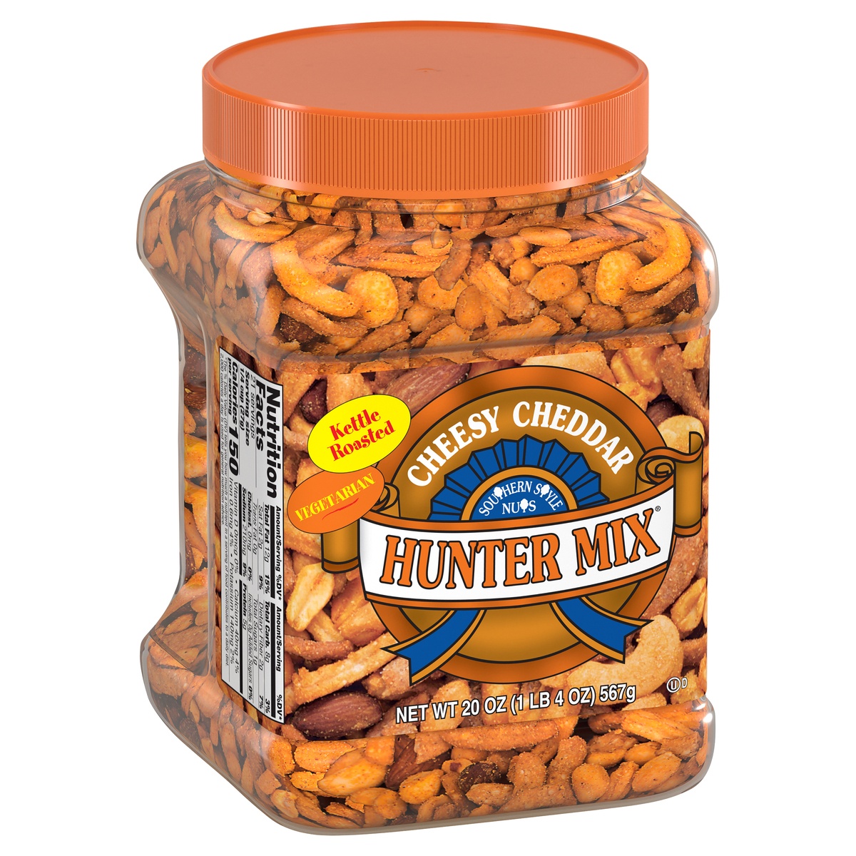 Hunter Southern Style Nuts Hunter Mix Cheesy Cheddar Nuts Jar 20 oz | Shipt