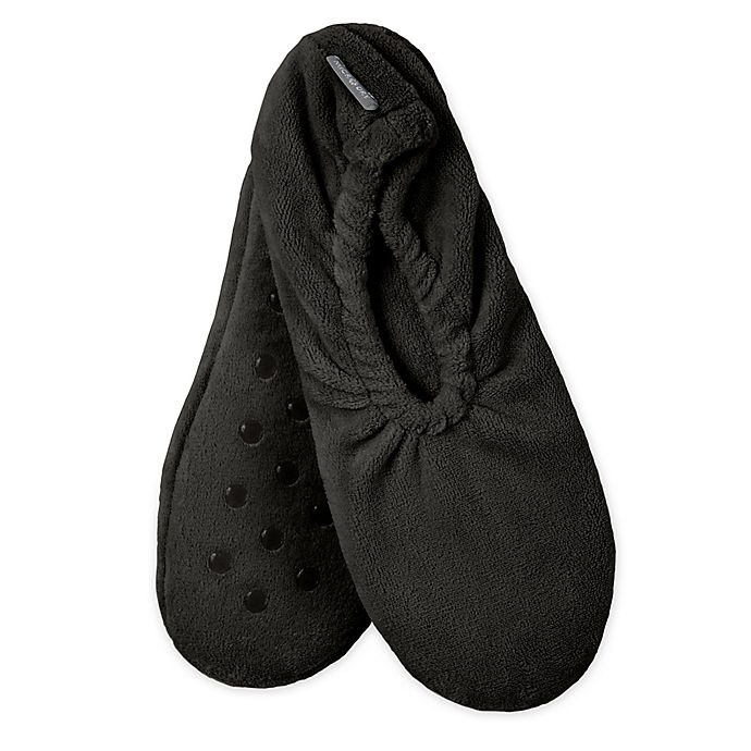 Microdry Softlux Ultimate Performance Memory Foam Footies - Black 1 ct ...