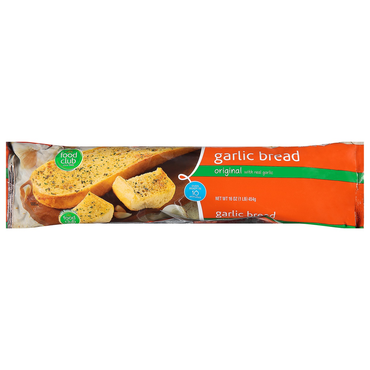Food Club Garlic Bread, Original, with Real Garlic 16 oz | Shipt