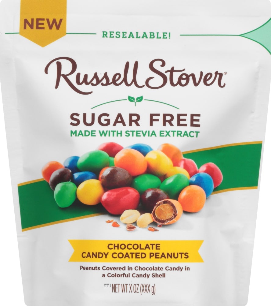 Russell Stover Sugar Free Chocolate Candy Coated Peanuts 7.5 oz | Shipt
