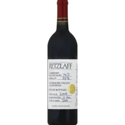 Retzlaff, Cabernet Sauvignon/merlot, Livermore Valley, California, 2008 ...