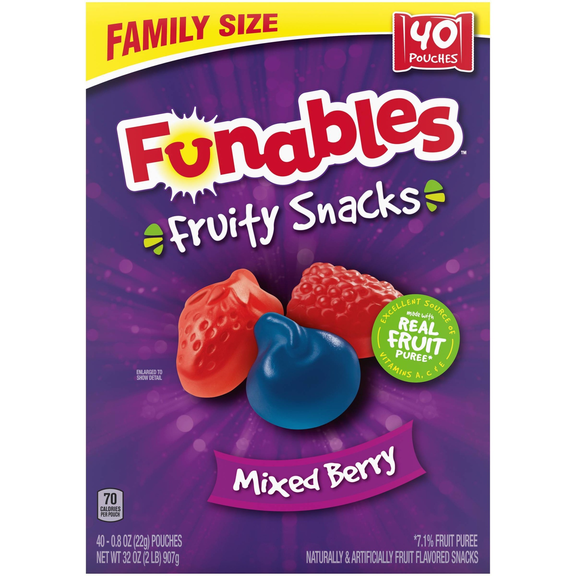 Funables Mixed Berry Fruit Snacks - 32oz/40ct 40 ct | Shipt