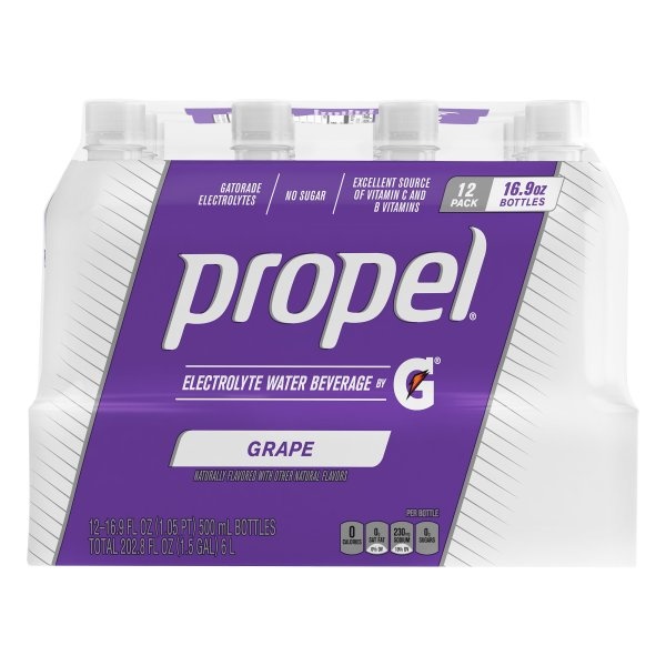 Propel Grape Flavored Water 12 Pk 12 ct; 16.9 fl oz | Shipt