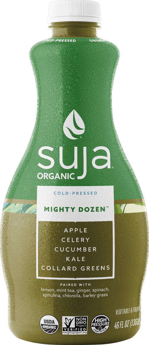 Suja Organic Mighty Dozen Vegetable & Fruit Juice Drink 46 fl oz | Shipt