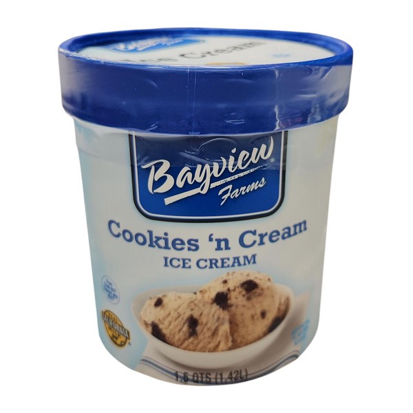 Bayview Farms, Ice Cream, Cookies N' Cream 1.5 qt | Shipt
