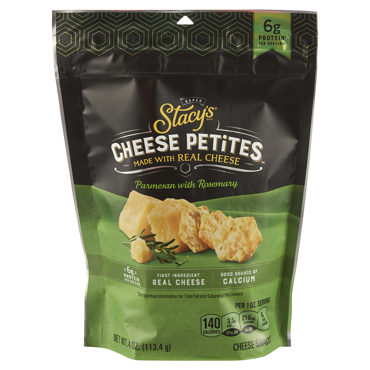 Stacy's Stacy's Cheese Petites Parmesan With Rosemary Cheese Snacks 4 ...
