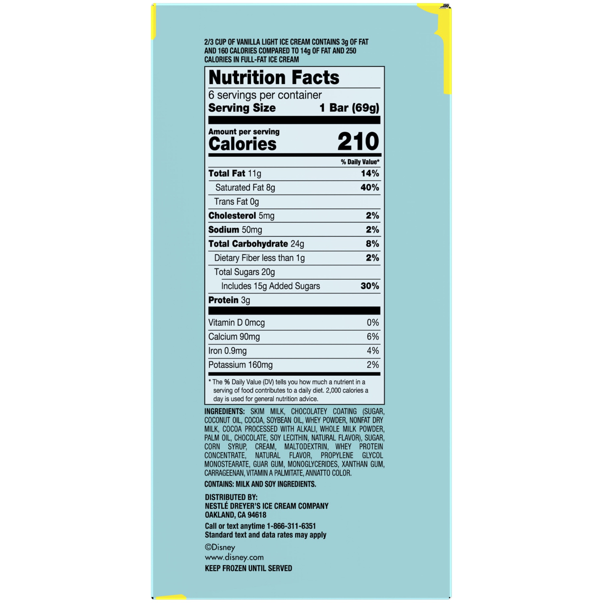 Mickey Mouse Ice Cream Bars - 6ct/18 fl oz 6 ct; 18 fl oz | Shipt