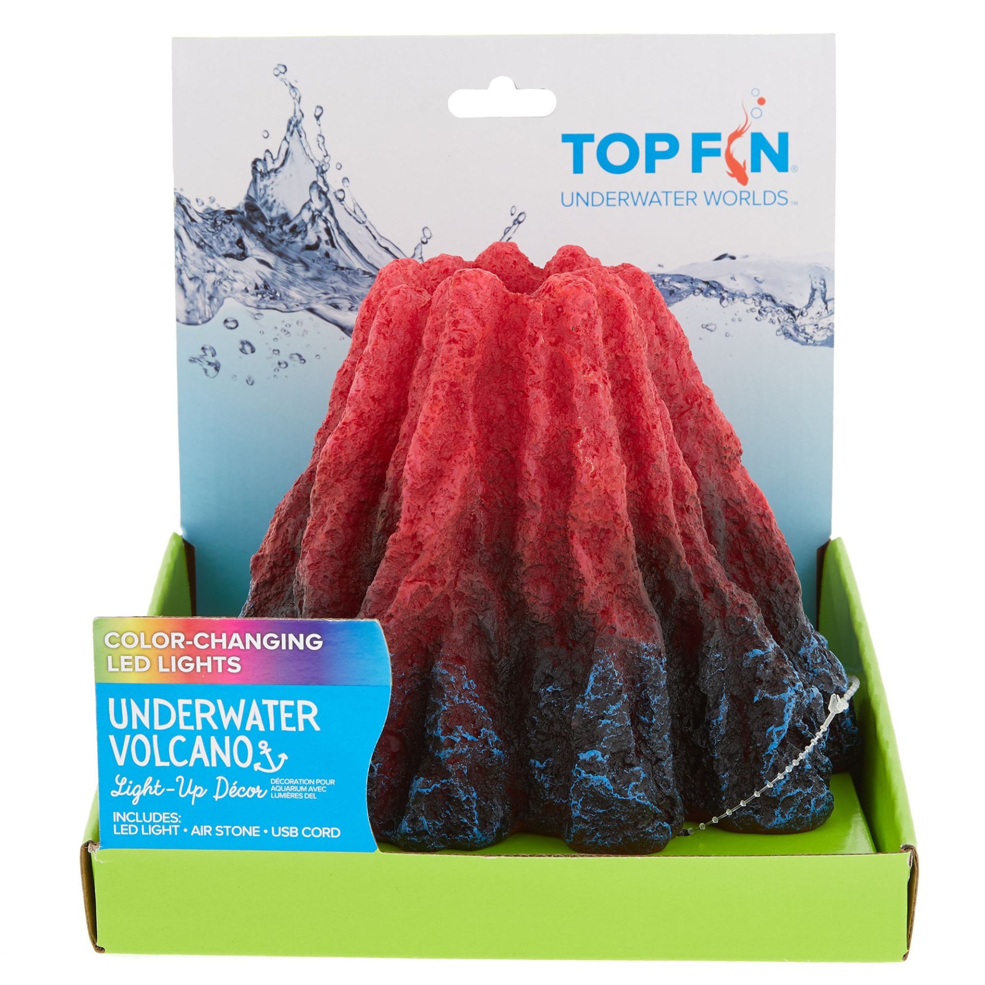 Top Fin LED Volcano Aquarium Ornament 1 ct | Shipt