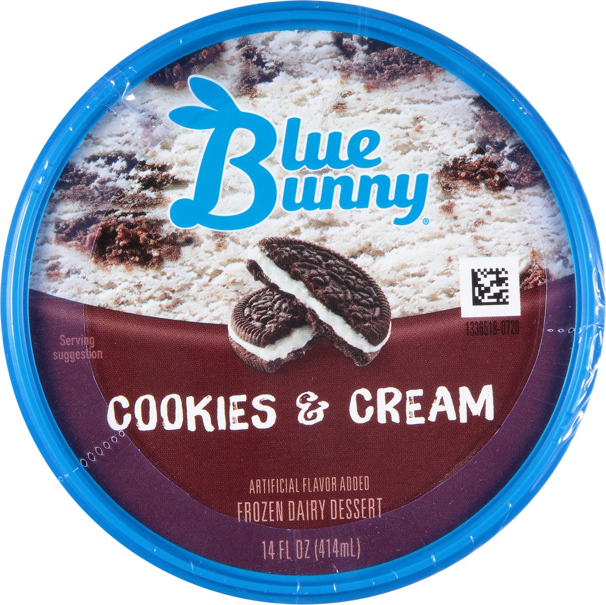 Blue Bunny Cookies and Cream Frozen Dessert 14 oz | Shipt