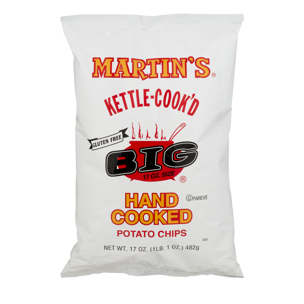 Martin's Kettle Cooked Big Hand Cooked Potato Chips 17 oz | Shipt