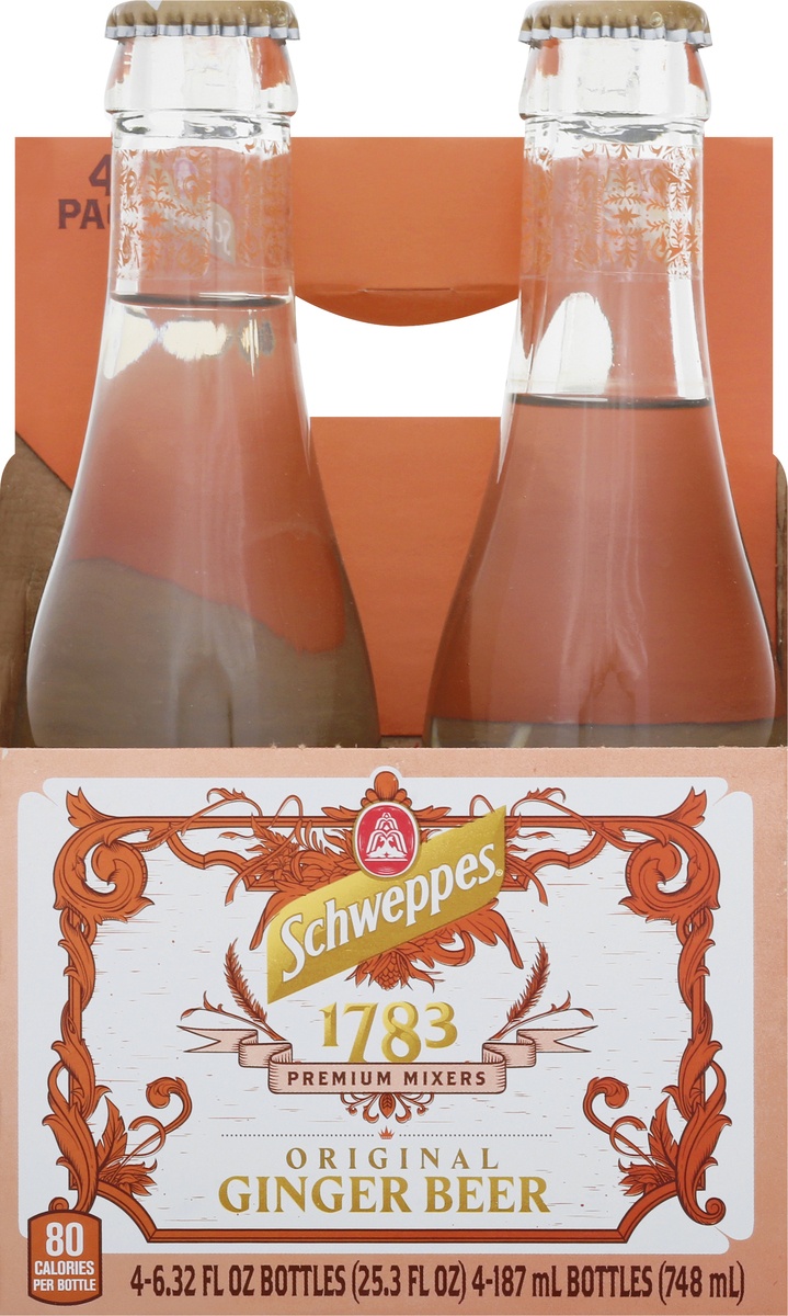 Schweppes 1783 Original Ginger Beer 4 ct; 6.3 oz | Shipt