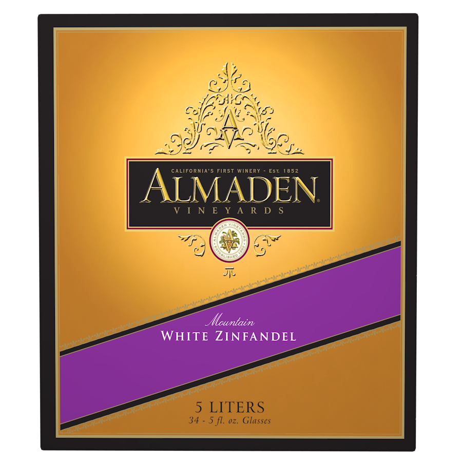 Almaden Vineyards White Zinfandel Pink Wine 5 liter | Shipt