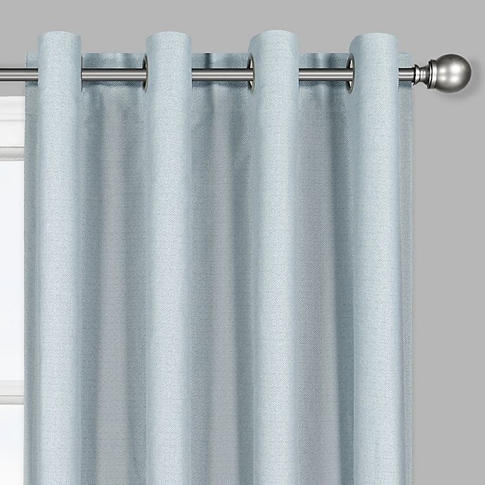 Brookstone Zadie Grommet 100% Blackout Window Curtain Panel - Arctic ...