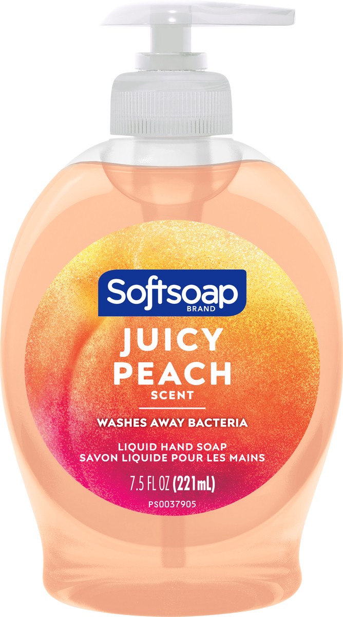 Softsoap Juicy Peach Liquid Hand Soap, Kitchen and Bathroom Hand Soap ...