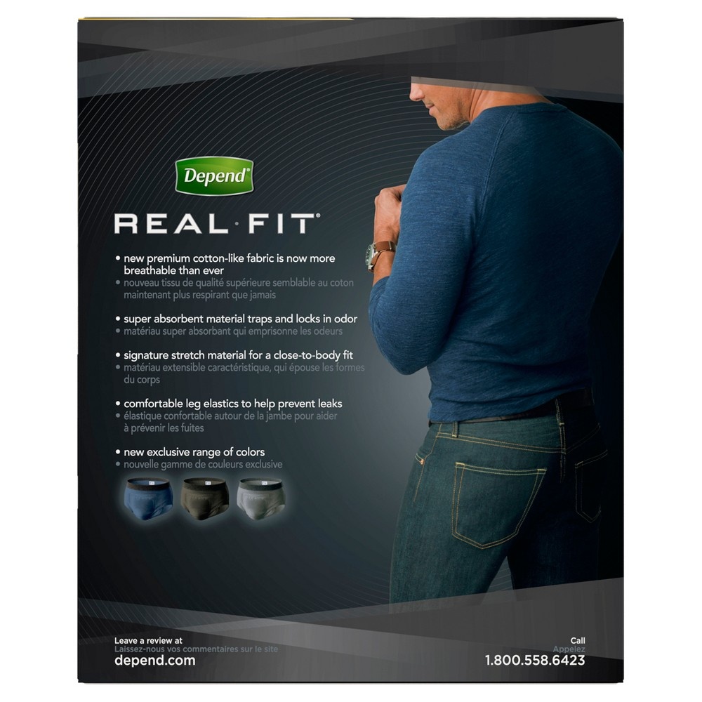 Depend Real Fit For Men Large/X-Large 12 ct | Shipt