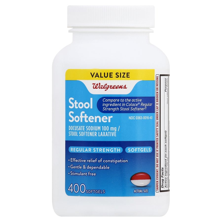 Walgreens Stool Softener Softgels 400 ct | Shipt