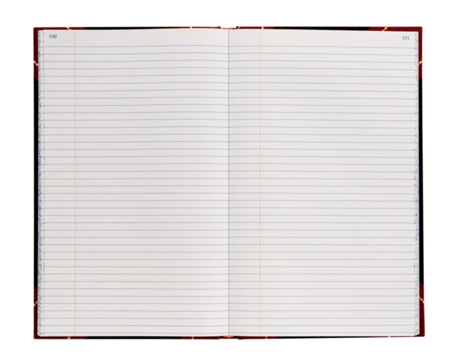 Office Depot Brand Hardbound Book, Record Ruling 150 ct; 11 3/4 in x 7 ...