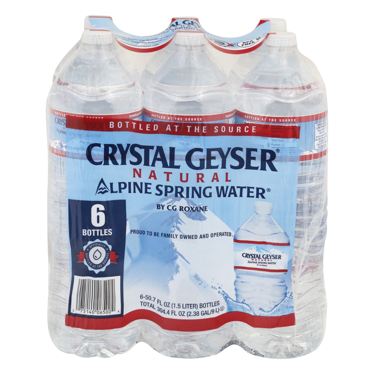 Crystal Geyser Spring Water, Alpine 6 ct | Shipt