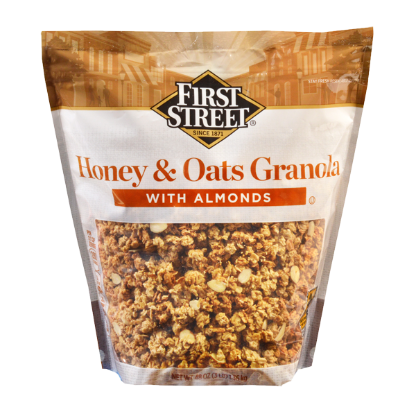First Street Honey Oats Granola With Almonds 48 oz | Shipt