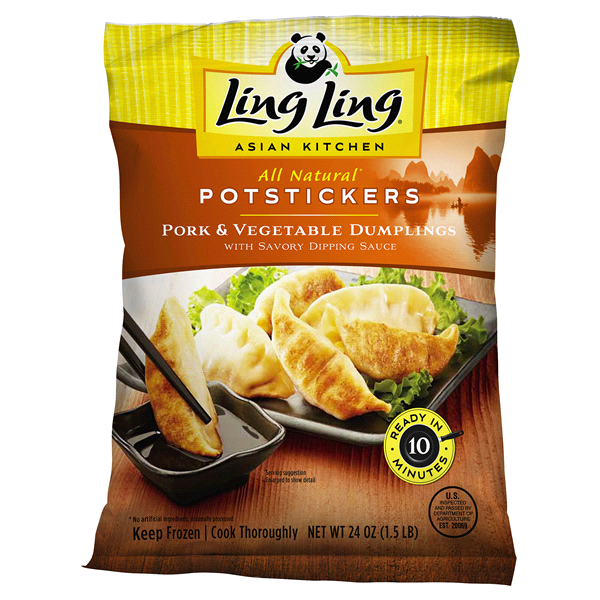 Ling Ling Asian Kitchen Pork Vegetables Dumplings 24 oz | Shipt