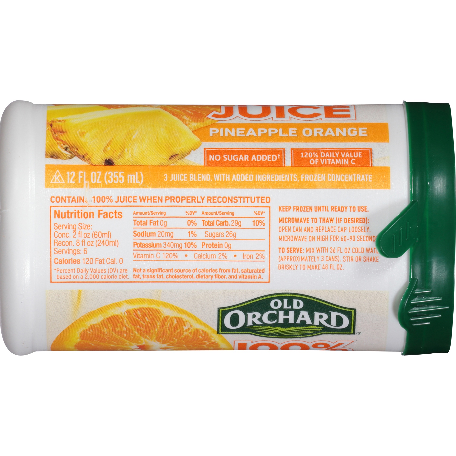 Old Orchard 100% Juice Pineapple Orange Concentrate 12 fl oz | Shipt