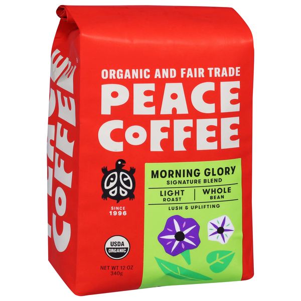 Peace Coffee, Morning Glory, Whole Bean, Light Roast 1 ct | shipt