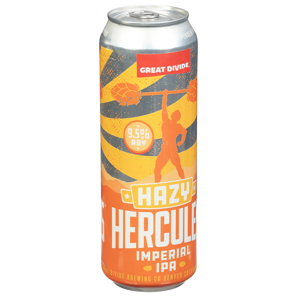 Great Divide Brewing Co. Hercules Hazy Imperial IPA Beer 19.2 fl oz 19. ...