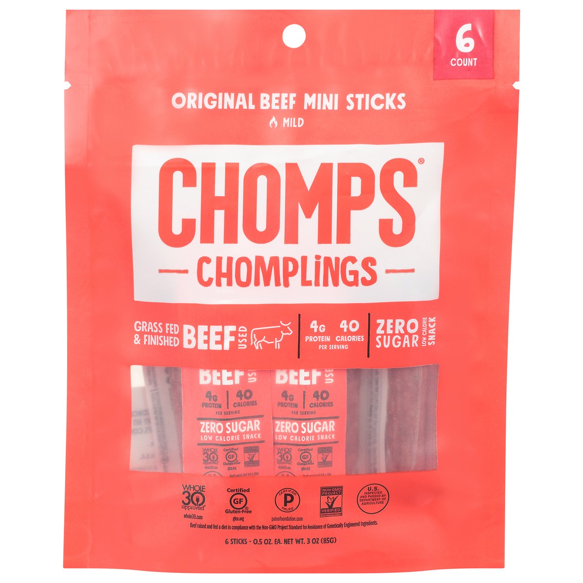 Chomps Original Beef 1 ct | Shipt