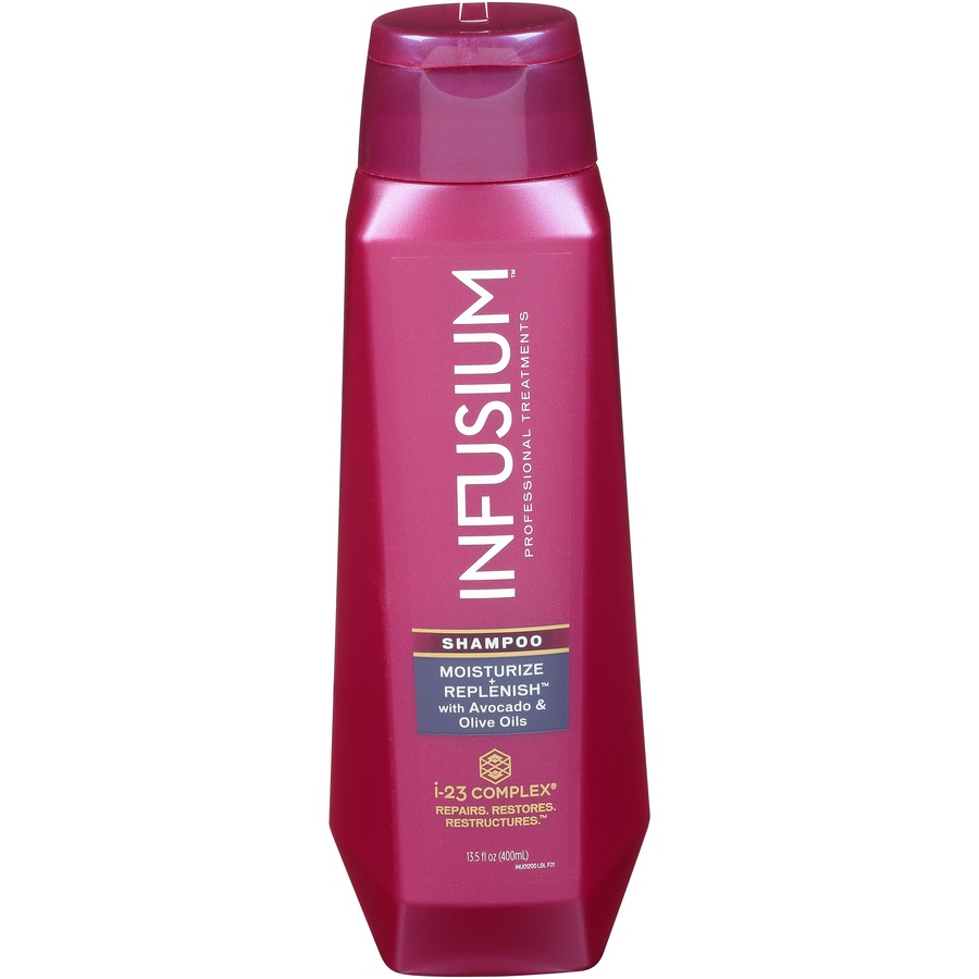 Infusium Moisturize & Replenish Shampoo with Avocado & Olive Oils 13.5 ...