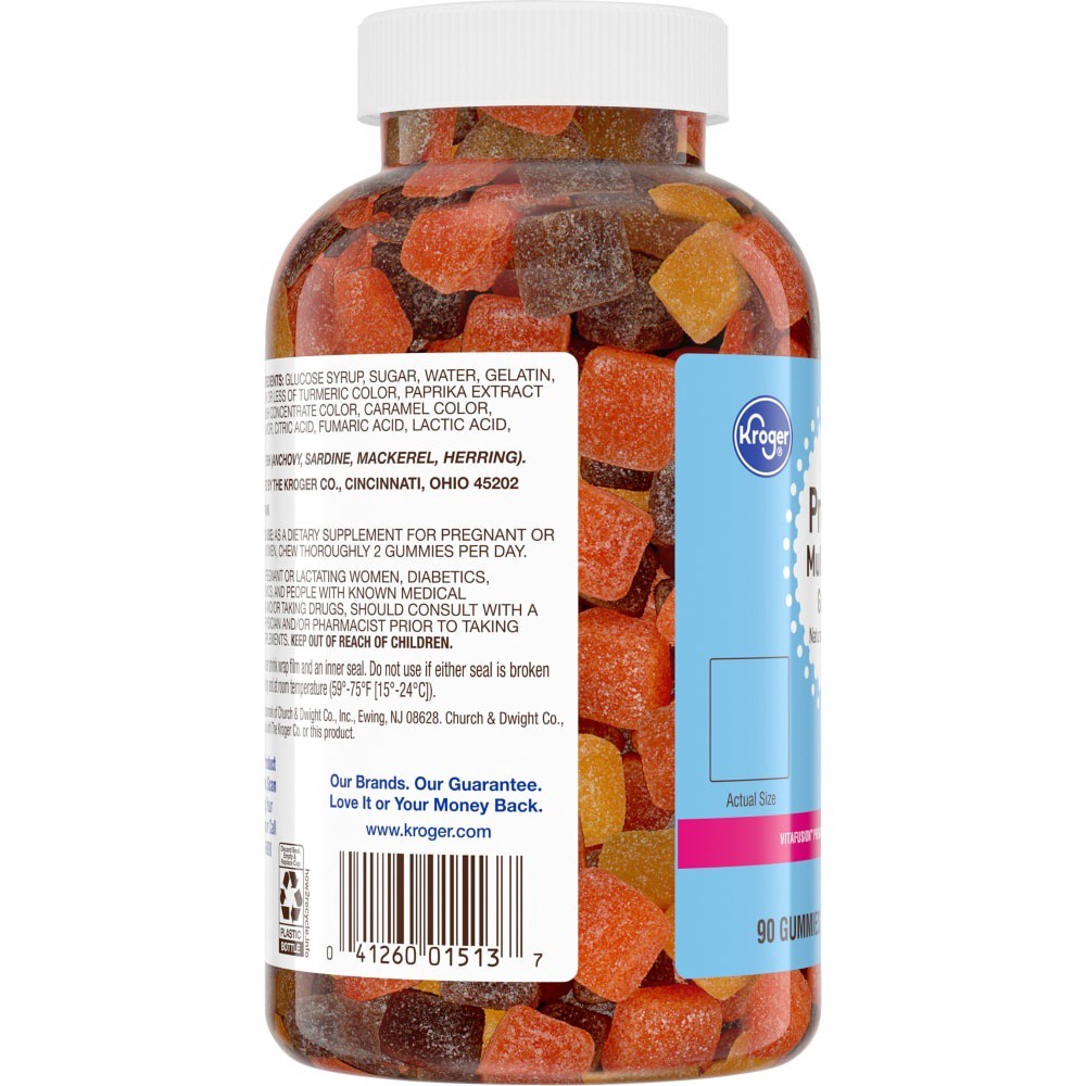 Kroger Prenatal Raspberry Lime Multivitamin Gummies 90 ct | Shipt