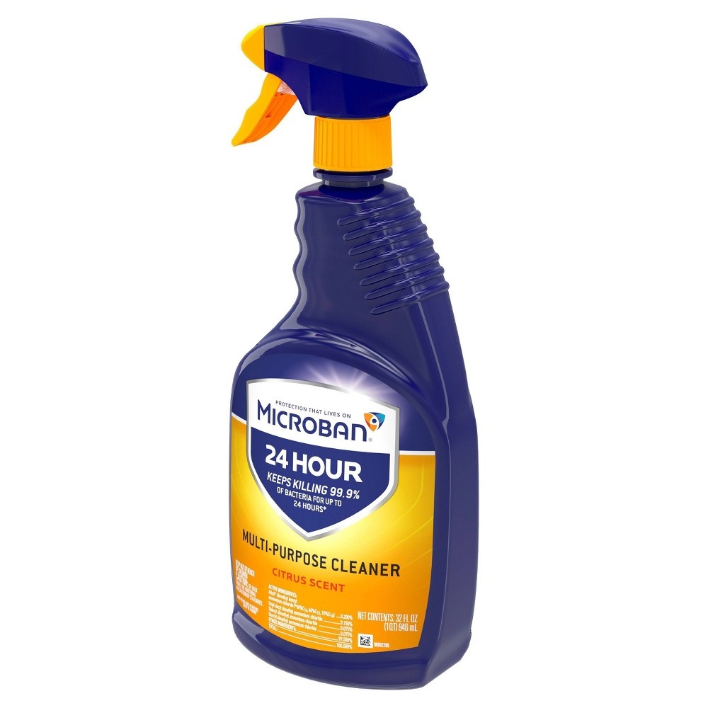 Microban Citrus Scent 24 Hour Multi-Purpose Cleaner 32 fl oz | Shipt