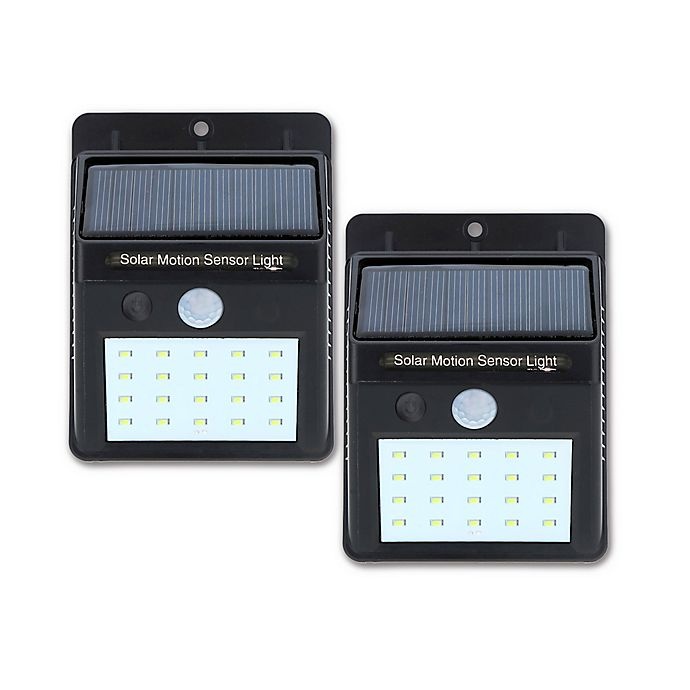 Nature Power LED Solar Motion Wall Light 2 ct | Shipt