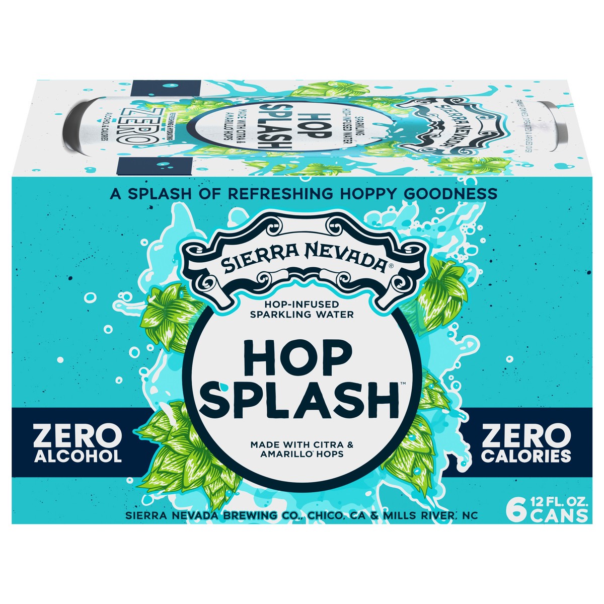 Sierra Nevada Hop Splash Sparkling Hop Water - 6pk/12 fl oz Can 6 ct ...