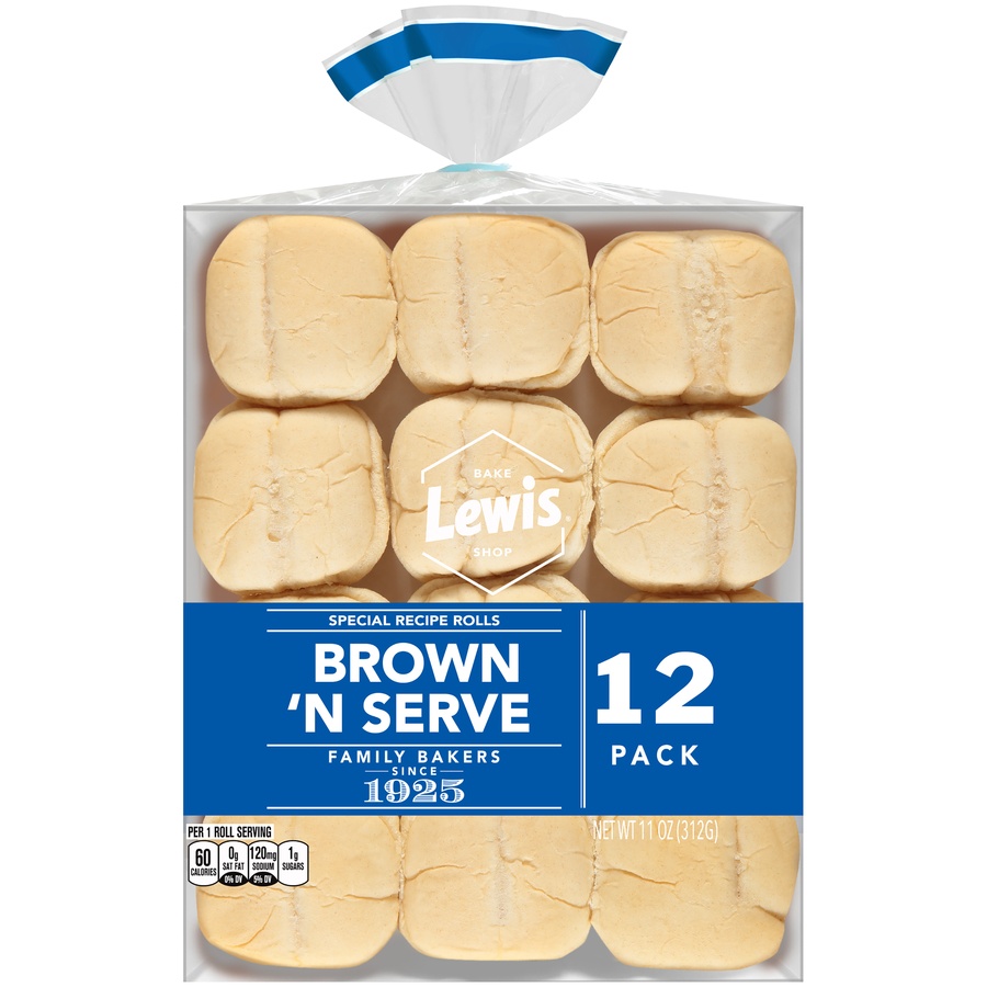 Lewis Bakeries Brown'n Serve Rolls 11 oz | Shipt