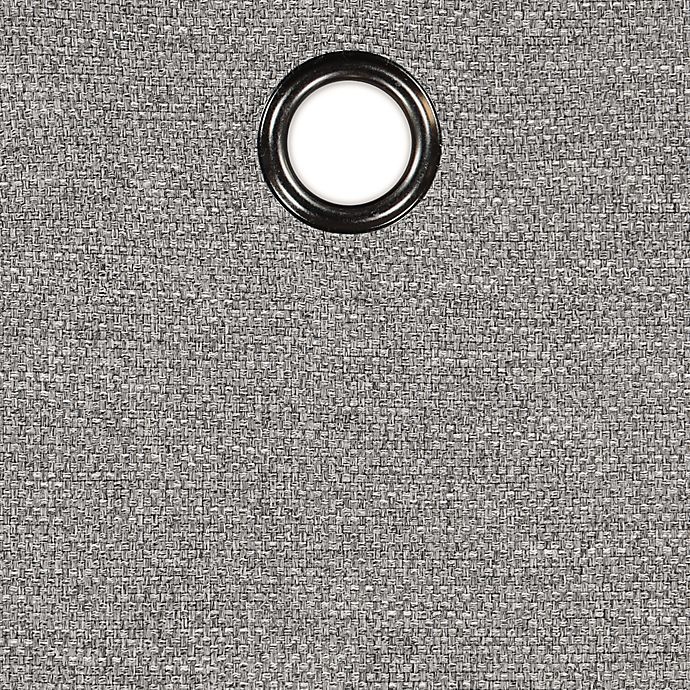 Brookstone Saville Grommet 100% Blackout Window Curtain Panel - Grey 95 ...