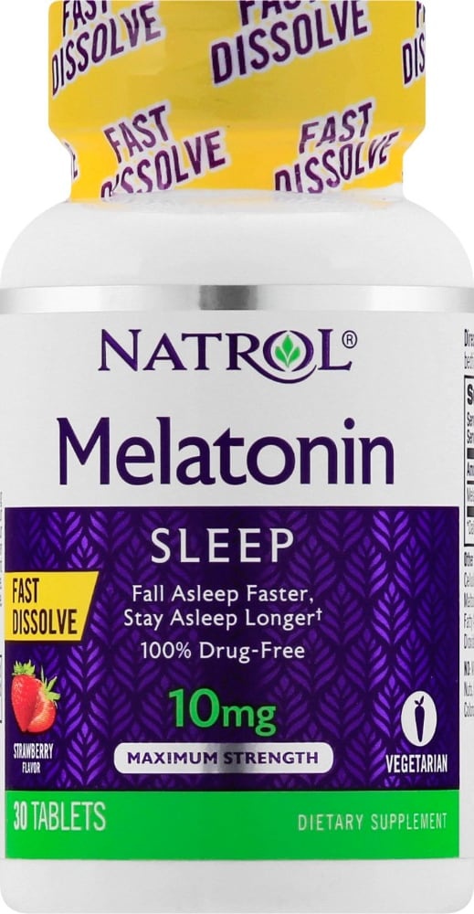 Natrol Melatonin 10 mg Fast-Dissolve Strawberry 30 ct | Shipt