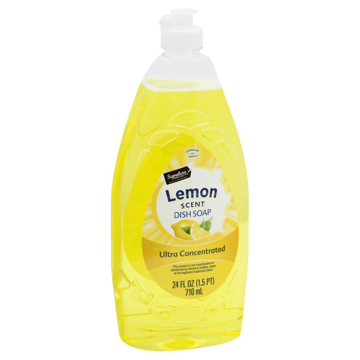 Signature Select Ultra Concentrated Lemon Scent Dish Soap 24 oz 24 oz ...