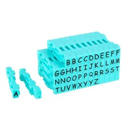 Uppercase Clickable Stamp Set By Recollections 3.54 in x 1.85 in x 2.36 ...