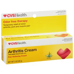 CVS Health Arthricream, Trolamine Salicylate 10%, Analgesic & Arthritis ...