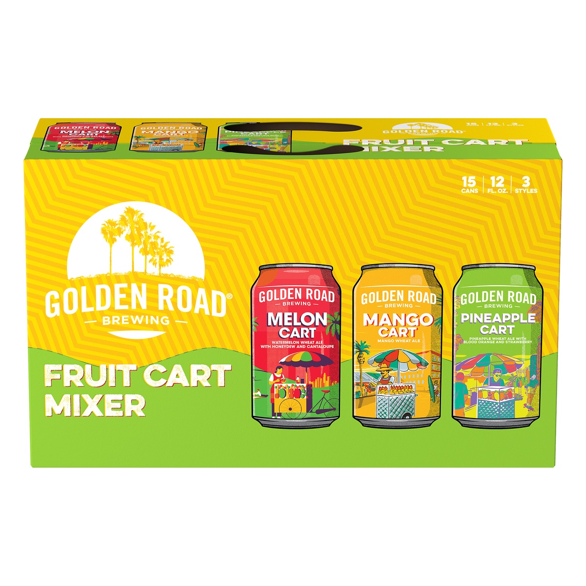Golden Road Brewing Melon Cart, Mango Cart, Pineapple Cart Craft Beer ...