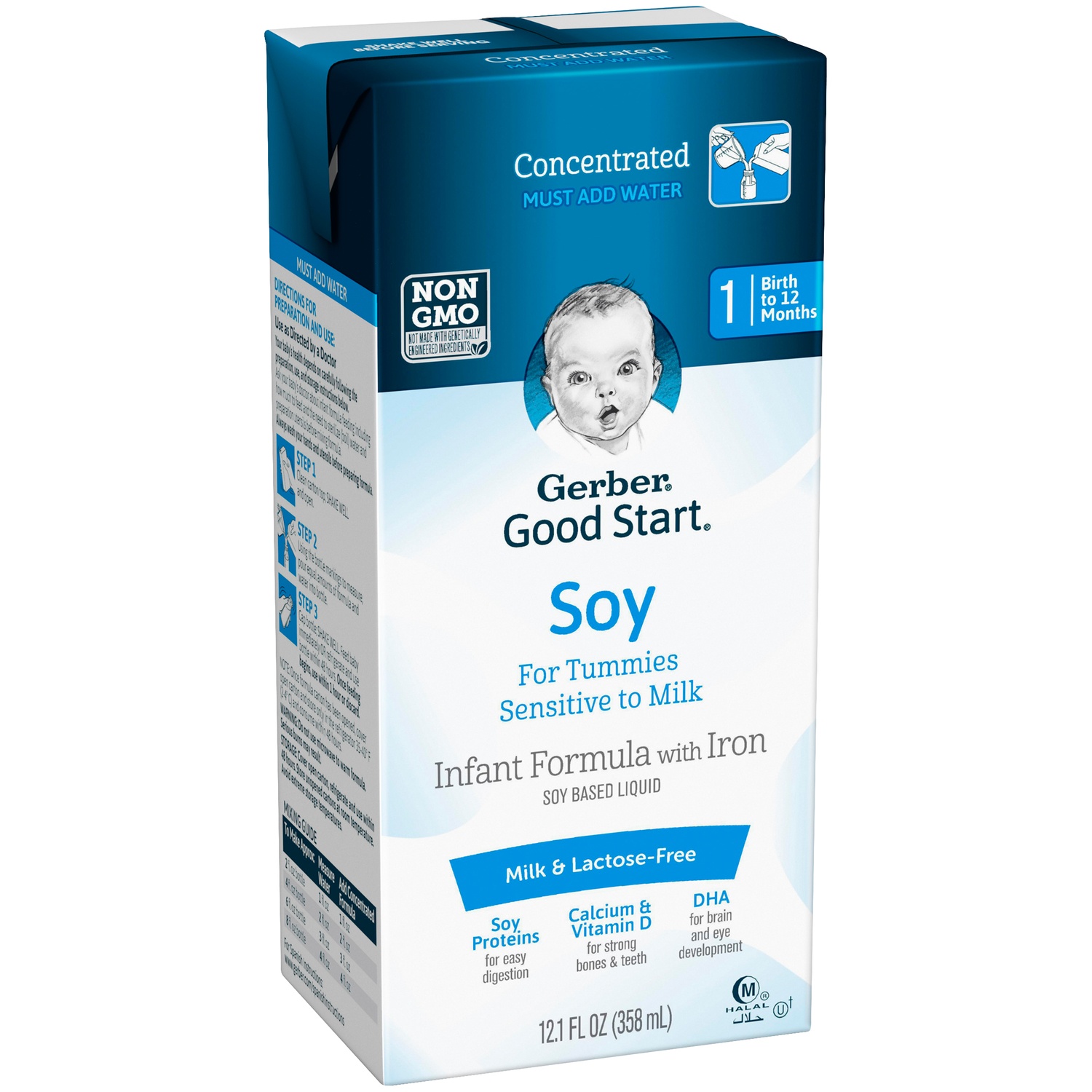 Gerber Good Start Soy Non-GMO Concentrated Liquid Infant Formula, Stage ...