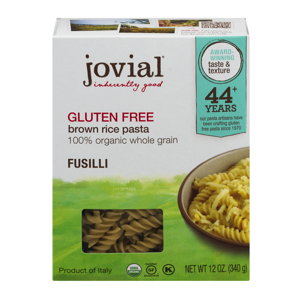 Jovial Gluten Free Brown Rice Pasta Fusilli 12 oz | Shipt